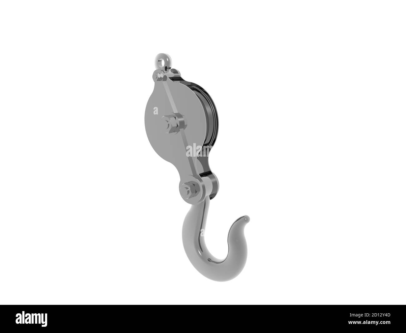 steel hook of a crane Stock Photo - Alamy