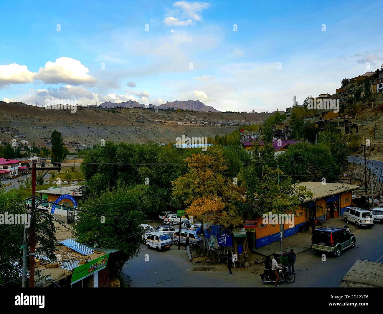 Beautiful valley of hilly area and mountains in india. Beautiful ...