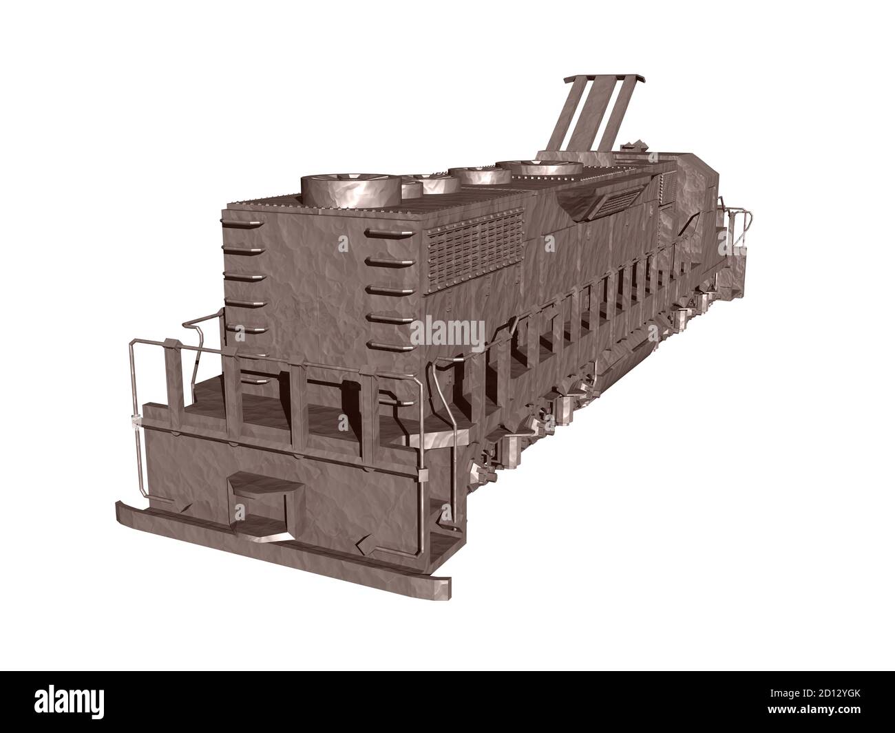 heavy steel electric locomotive Stock Photo - Alamy