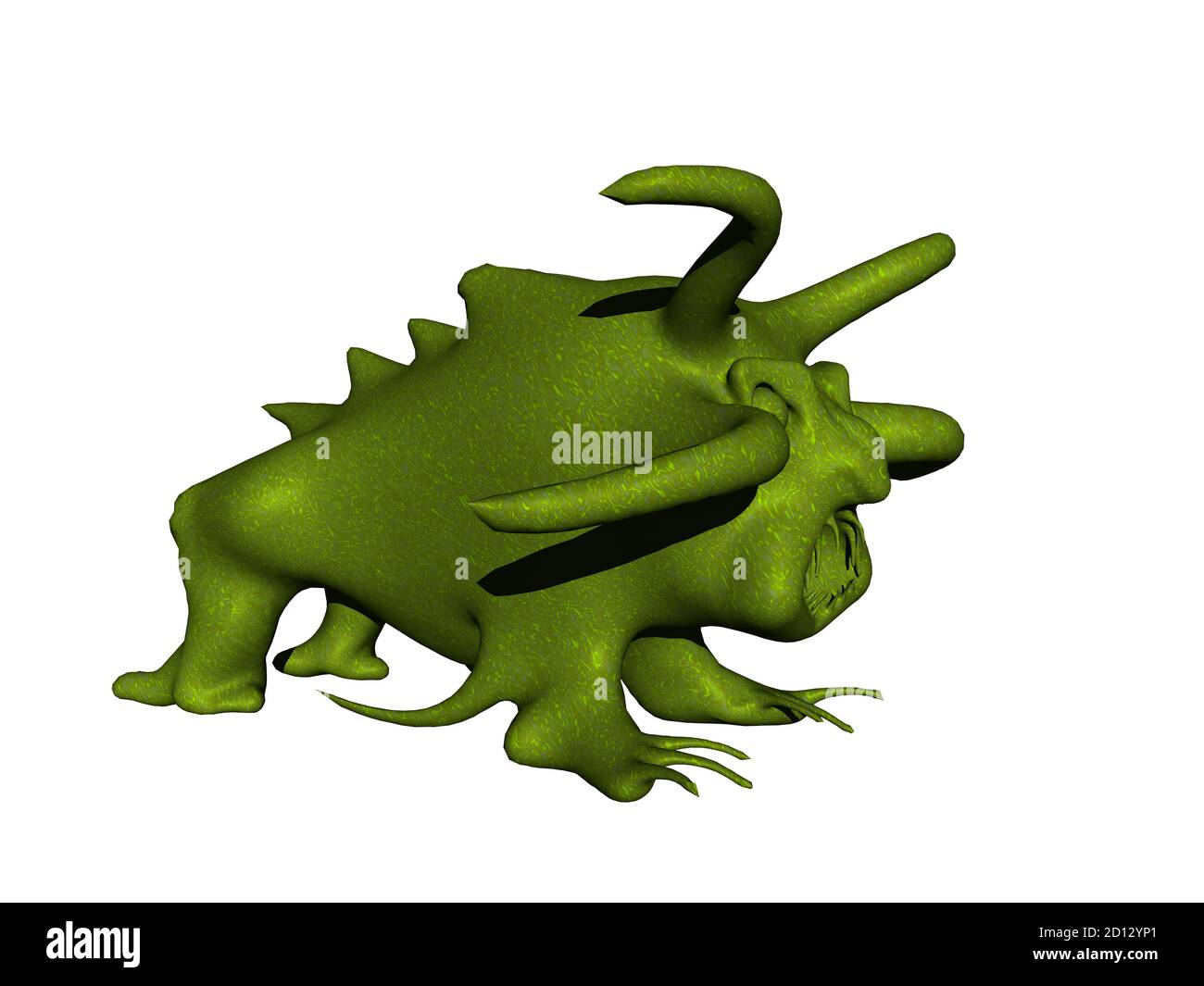 colorful monster as a cartoon pathogen Stock Photo - Alamy