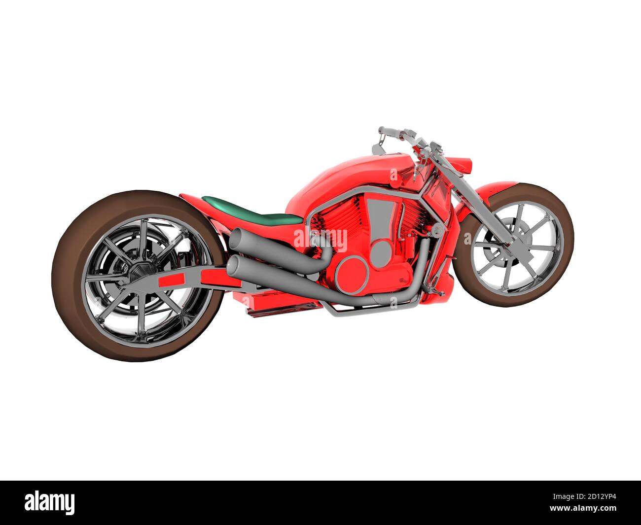 red motorcycle as a racing machine Stock Photo - Alamy