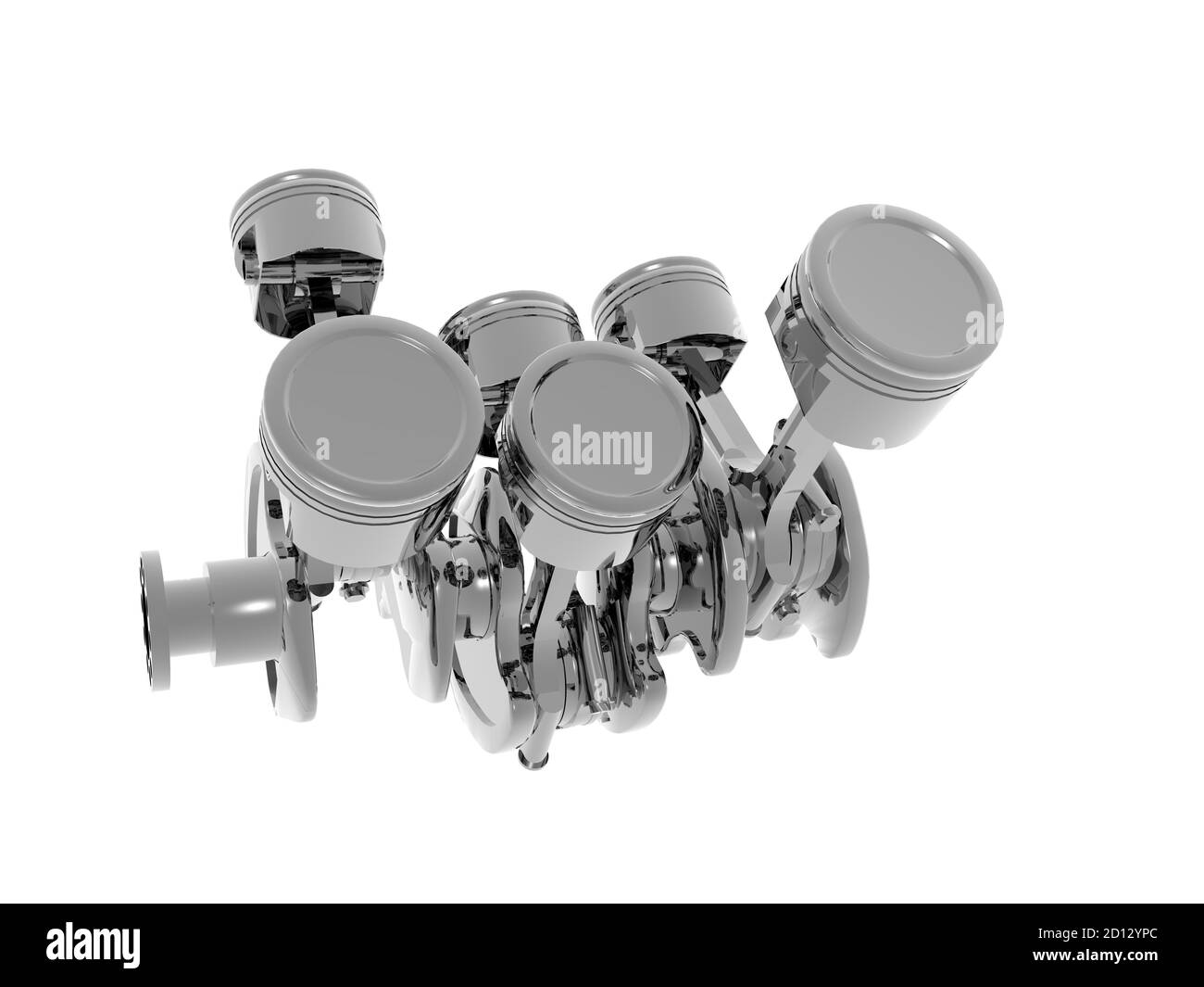 Stainless steel engine cylinder Stock Photo - Alamy