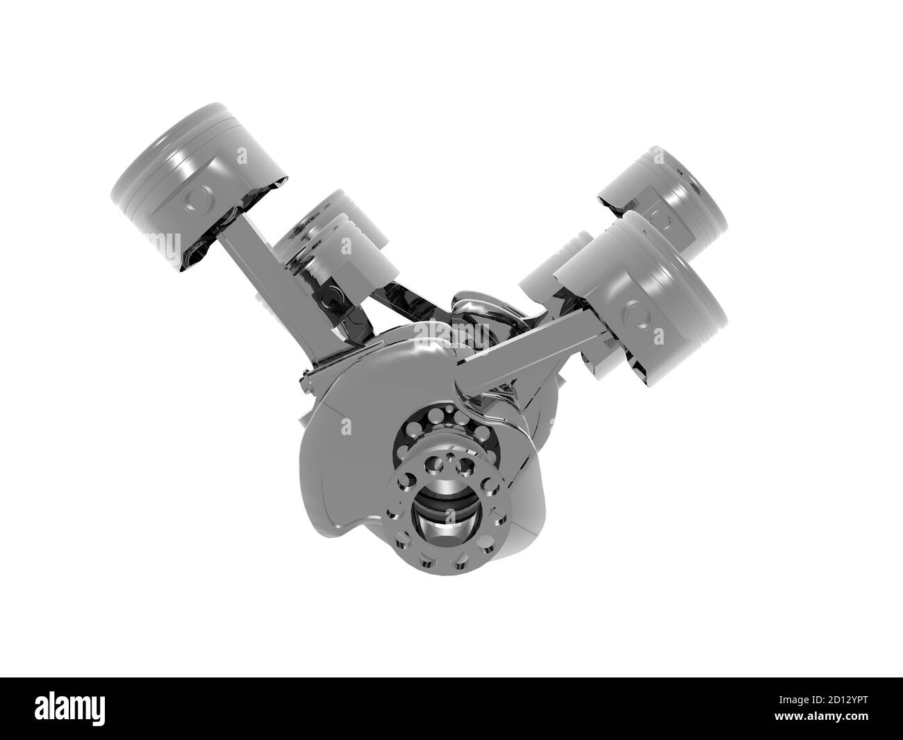 Stainless steel engine cylinder Stock Photo - Alamy