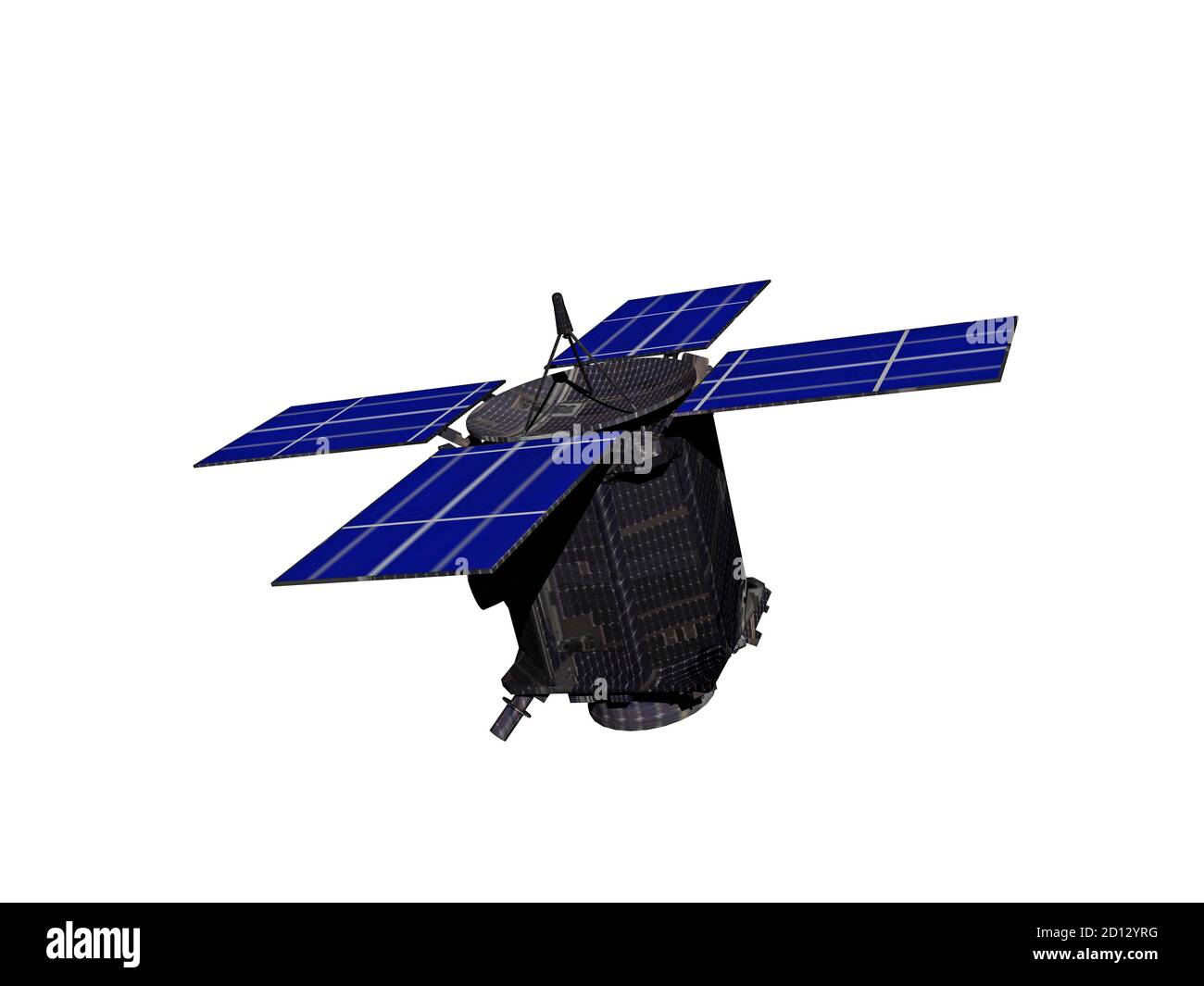 Satellite orbits around the Earth for observation Stock Photo - Alamy