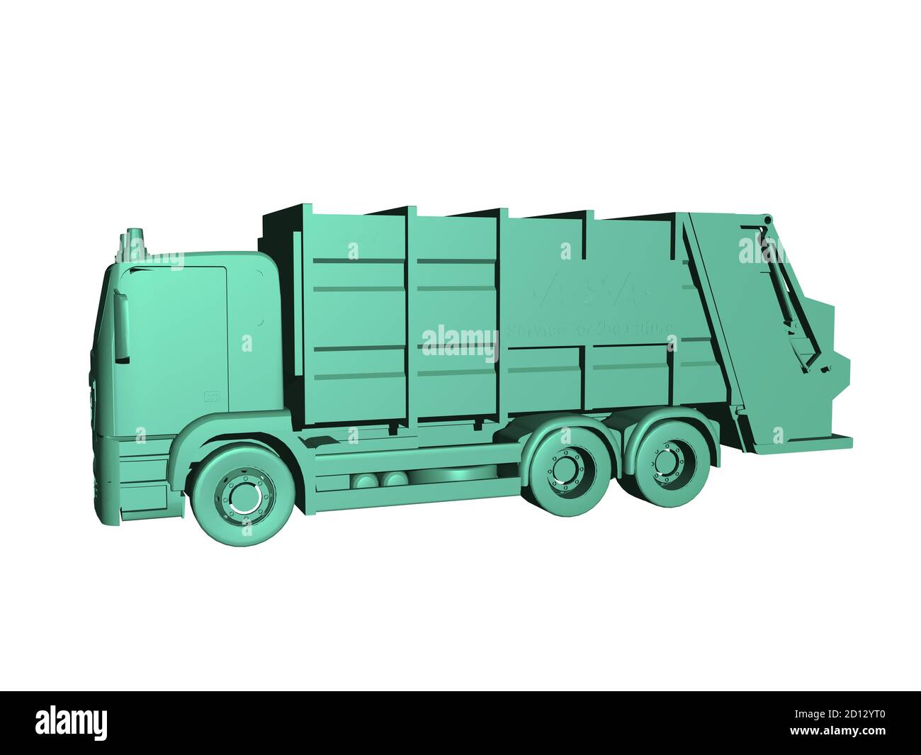 large heavy trucks for garbage disposal Stock Photo - Alamy