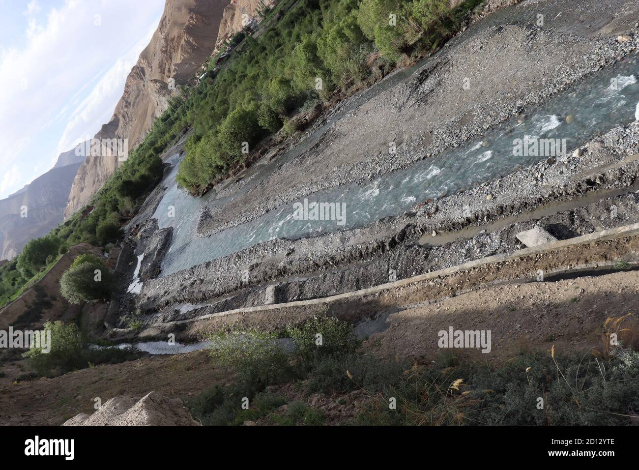 Beautiful valley of hilly area and mountains in india. Beautiful ...