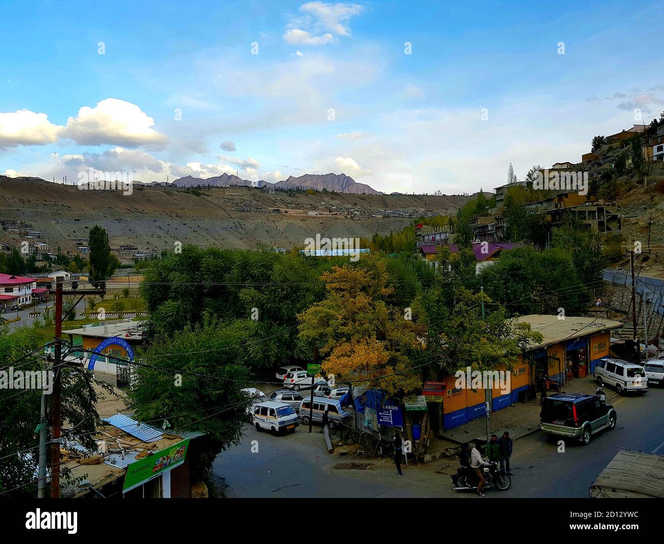 Beautiful valley of hilly area and mountains in india. Beautiful ...