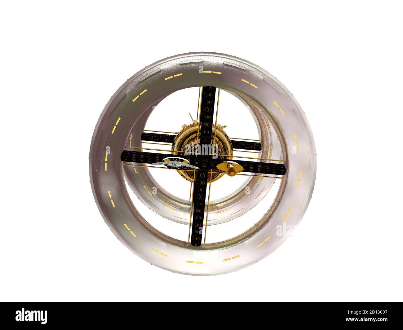 Round space Station Stock Photo - Alamy