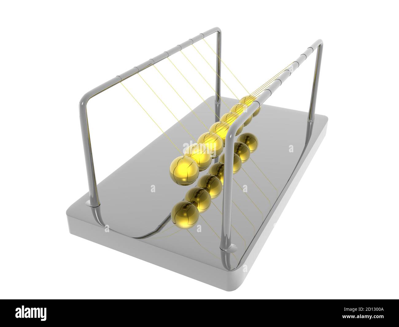 Newtonian balls as pendulums Stock Photo - Alamy