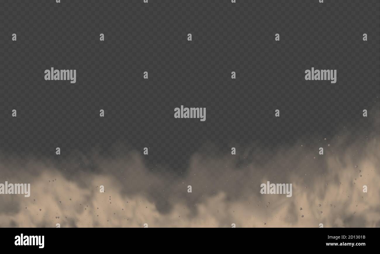 Flying sand on transparent Stock Vector Images - Alamy