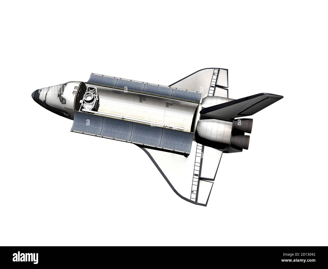 Space Shuttle flies into space Stock Photo - Alamy