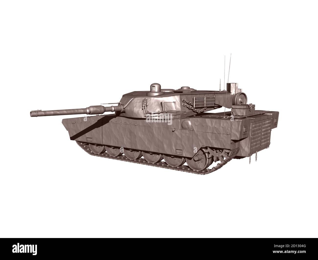 heavy steel tank with turret Stock Photo - Alamy