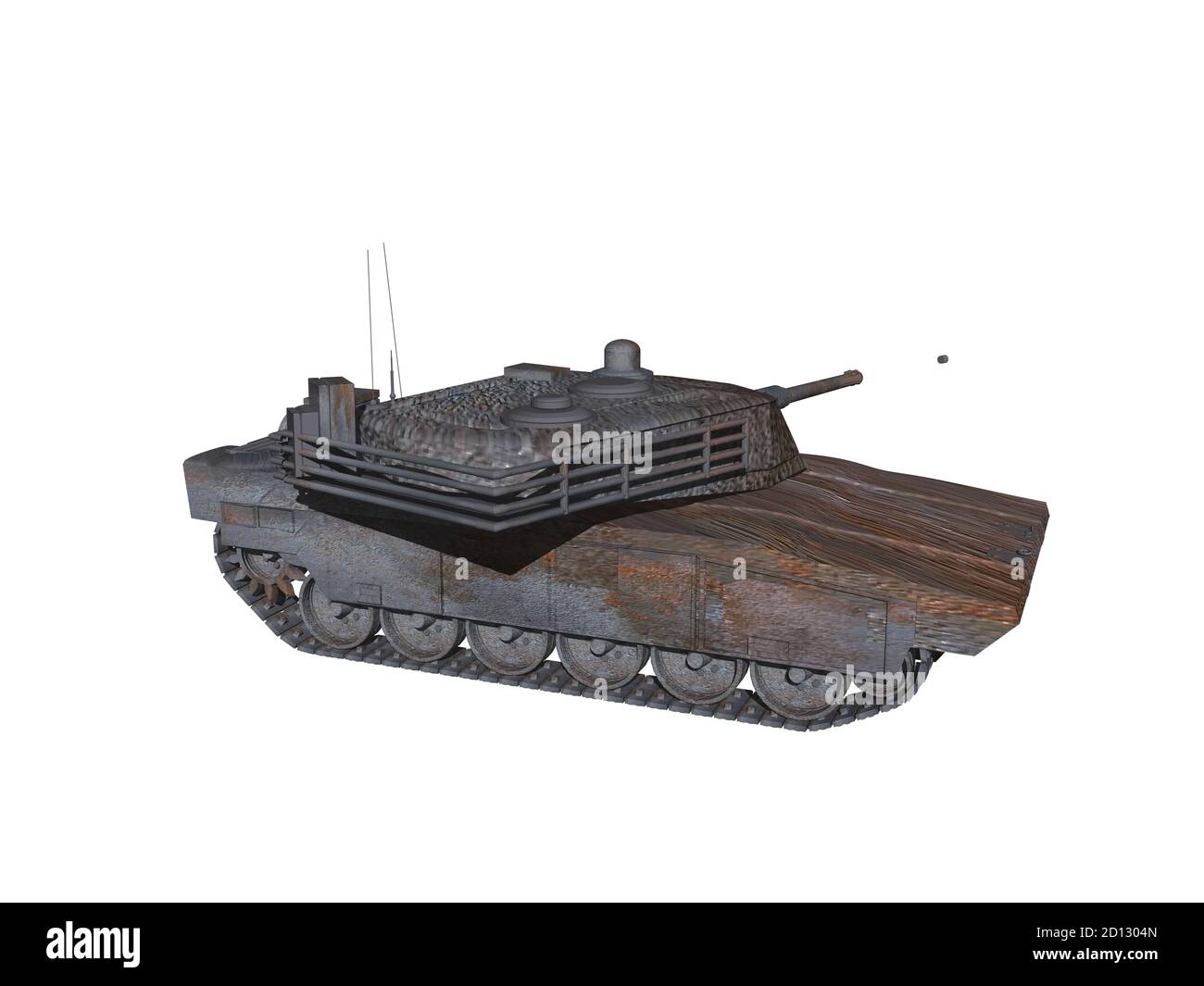 heavy steel tank with turret Stock Photo - Alamy