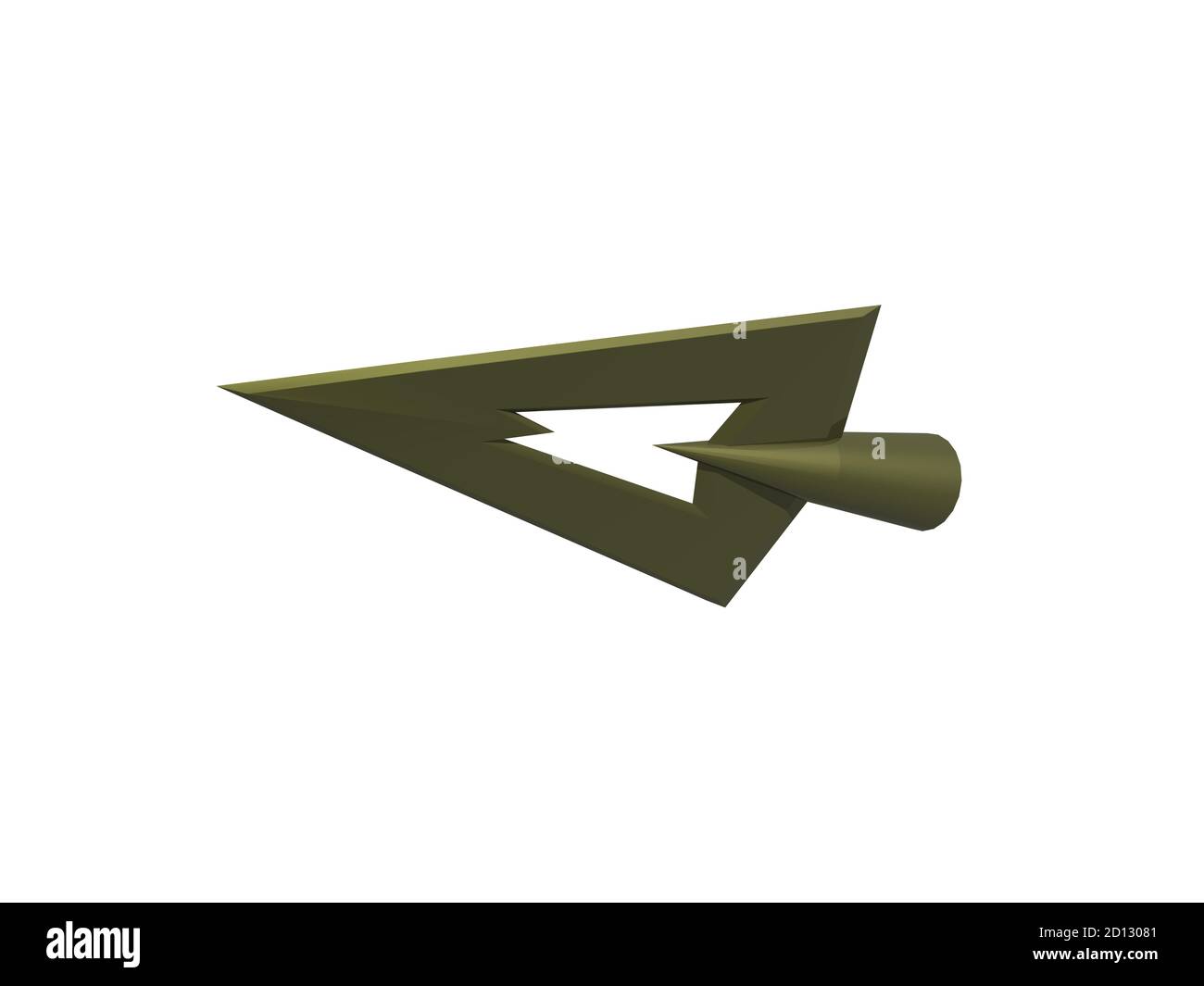 Wooden arrow with metal tip Stock Photo - Alamy
