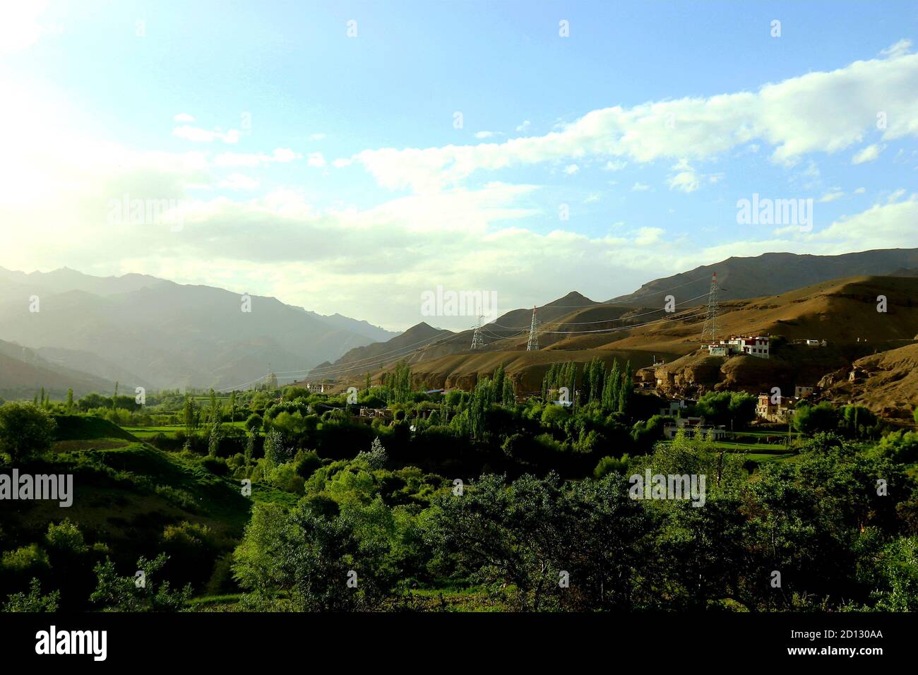Beautiful valley of hilly area and mountains in india. Beautiful ...