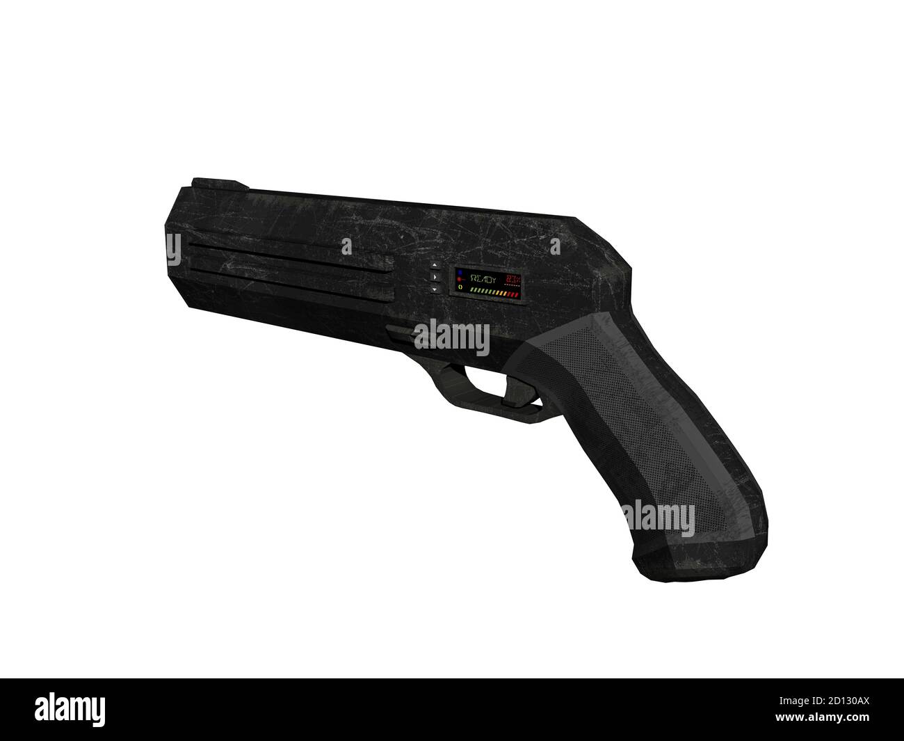futuristic energy gun to shoot Stock Photo - Alamy