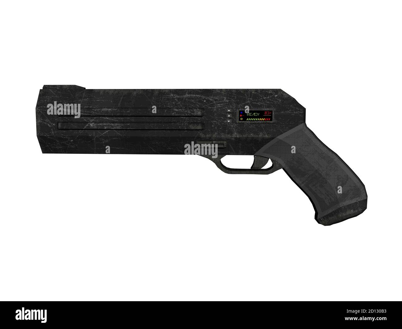 futuristic energy gun to shoot Stock Photo - Alamy