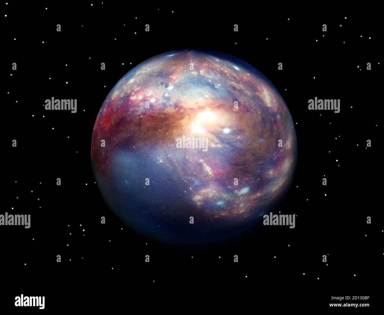 the universe in a sphere Stock Photo - Alamy