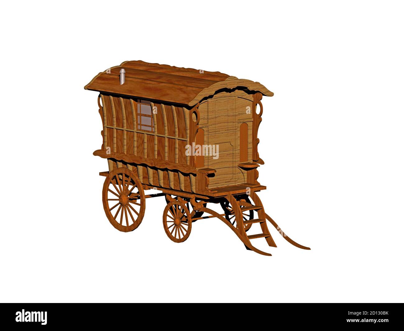 wooden circus wagon with drawbar Stock Photo - Alamy