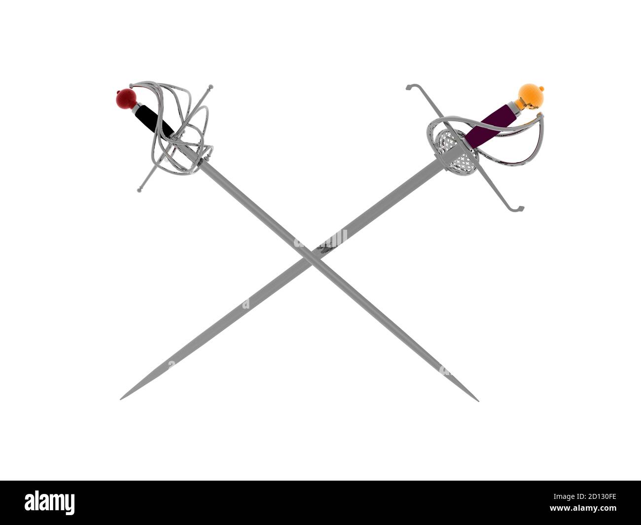 crossed swords as a symbol Stock Photo - Alamy