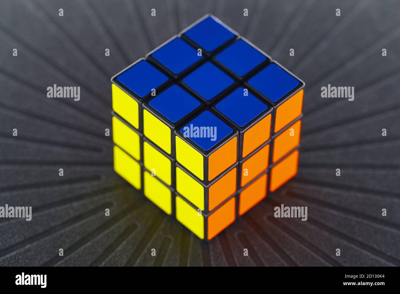 Rubik's cube solved Stock Photo - Alamy