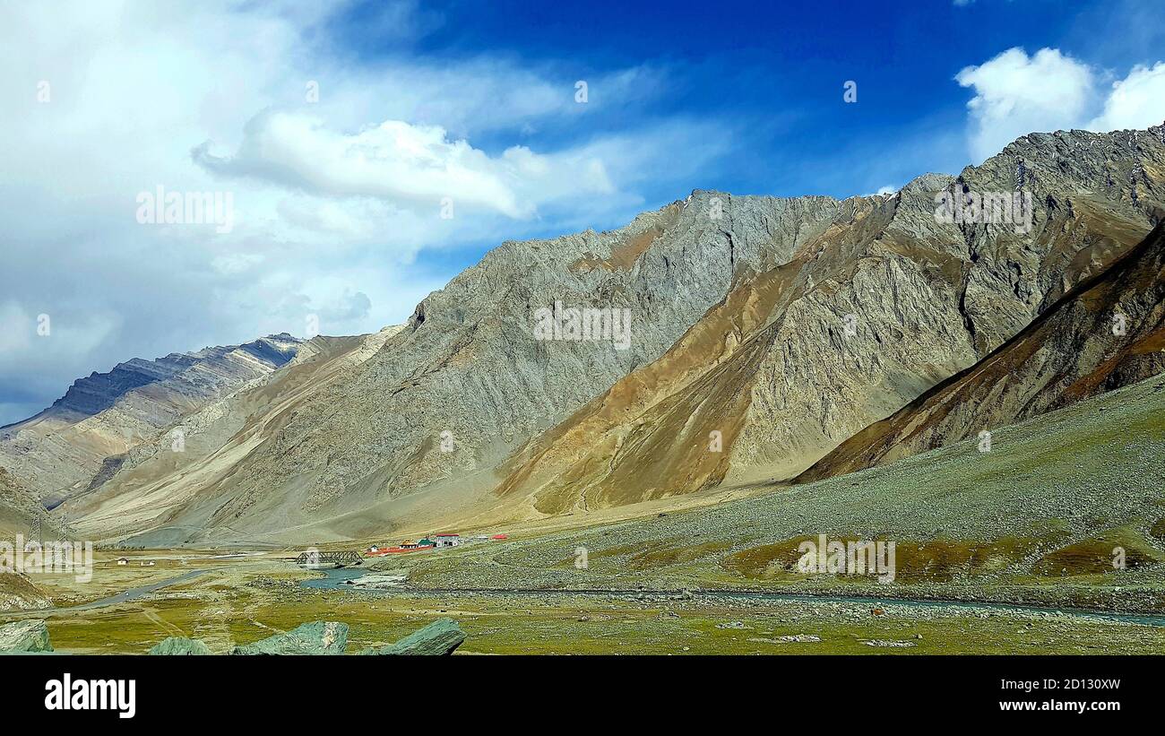 Beautiful valley of hilly area and mountains in india. Beautiful ...