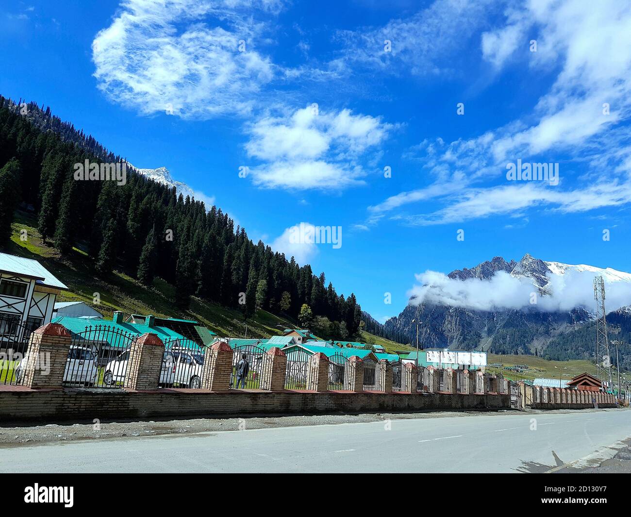 Beautiful valley of hilly area and mountains in india. Beautiful ...