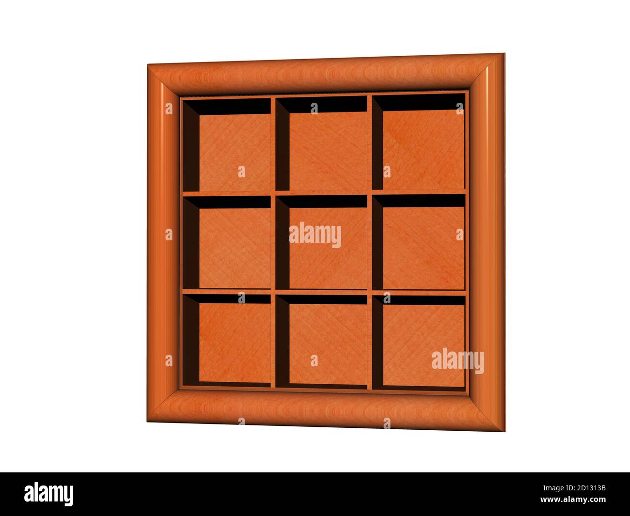 brown wooden wall shelf Stock Photo - Alamy