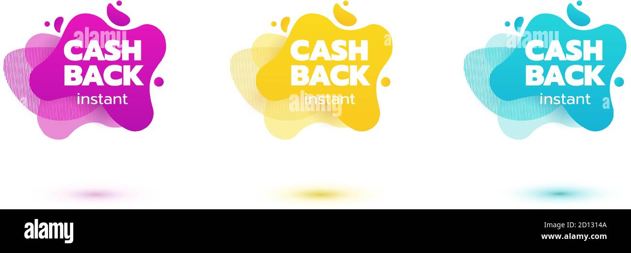 Amoeba liquid design. Dynamical colored forms of amoeba. Modern banner ...