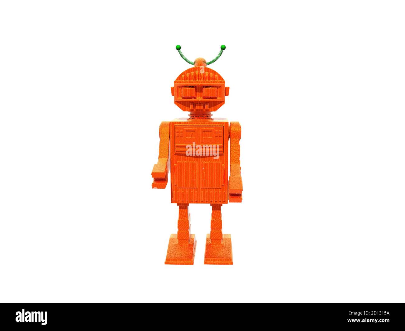 shiny silver humanoid robot Stock Photo - Alamy