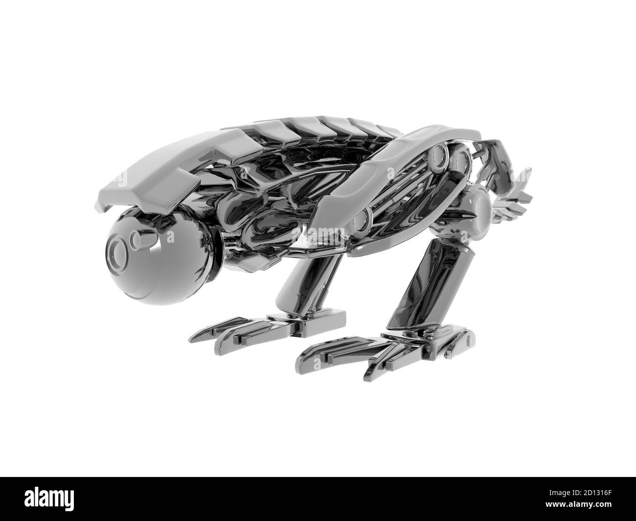 agile robot dog with long tail as a watchdog Stock Photo - Alamy