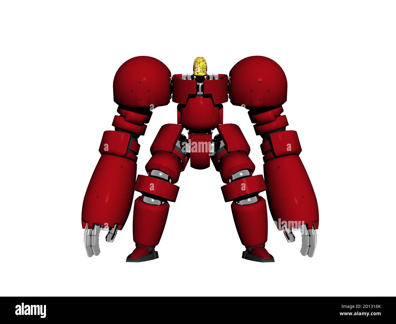 red giant robot in action Stock Photo - Alamy