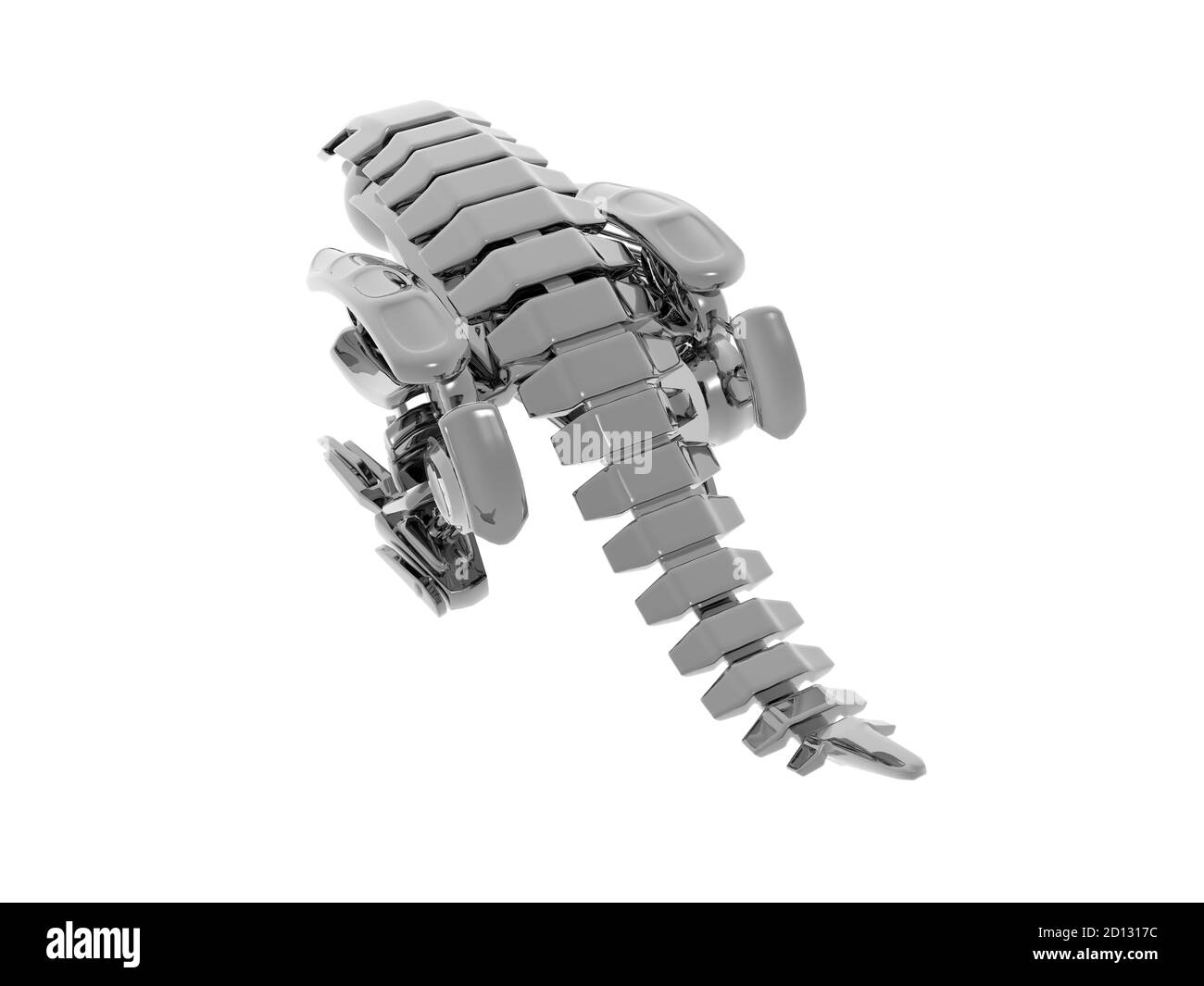 agile robot dog with long tail as a watchdog Stock Photo - Alamy