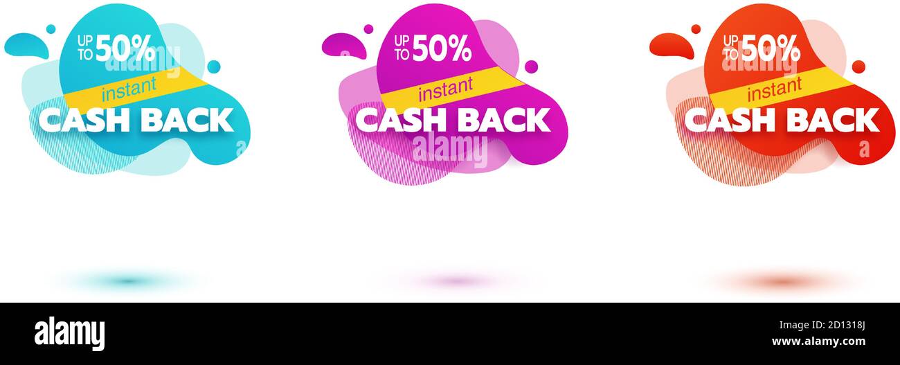 Amoeba liquid design. Dynamical colored forms of amoeba. Modern banner ...