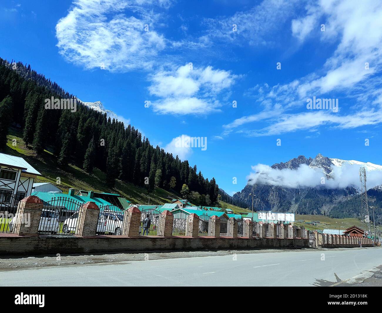 Beautiful valley of hilly area and mountains in india. Beautiful ...