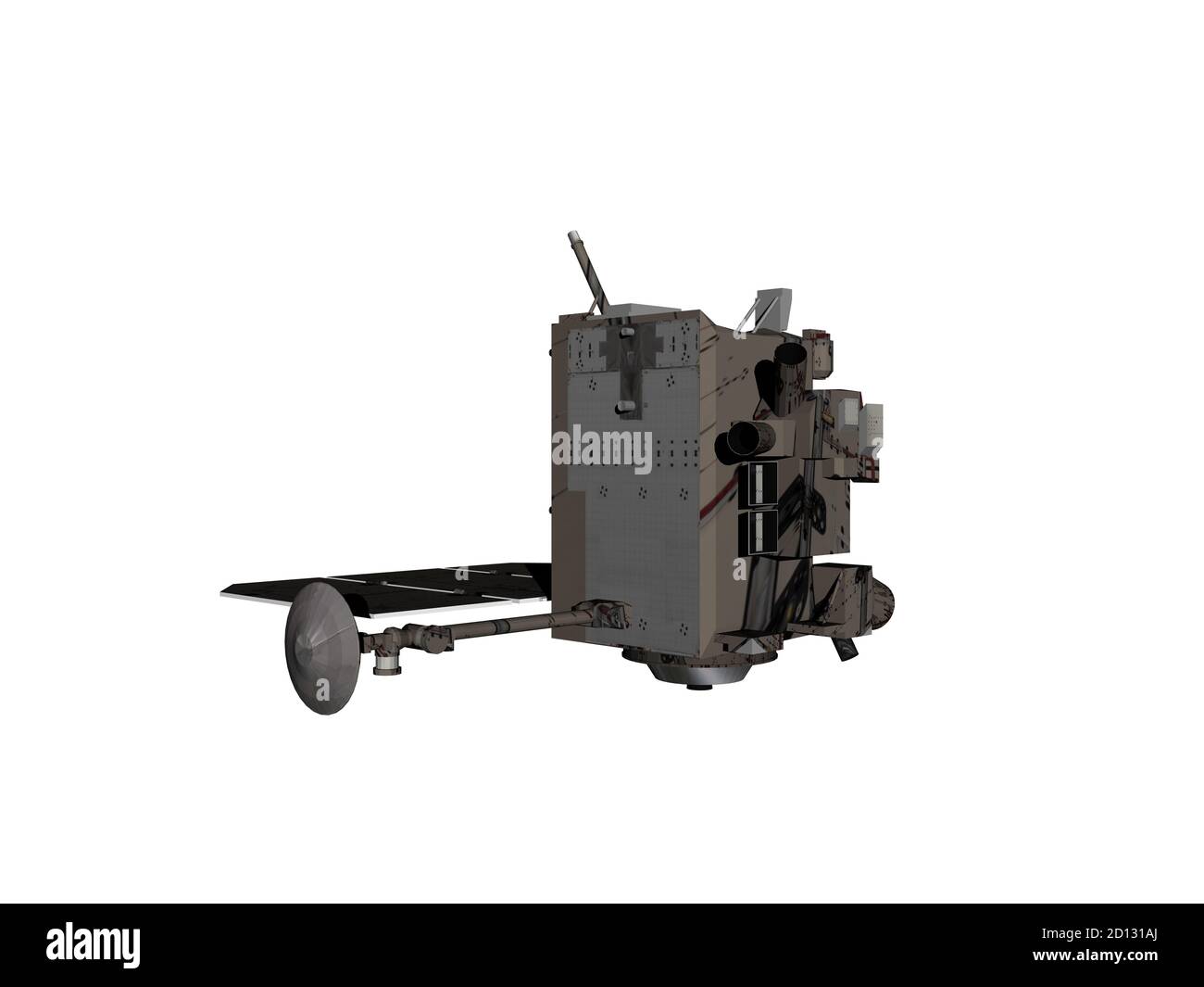 Satellite orbits around the Earth for observation Stock Photo - Alamy