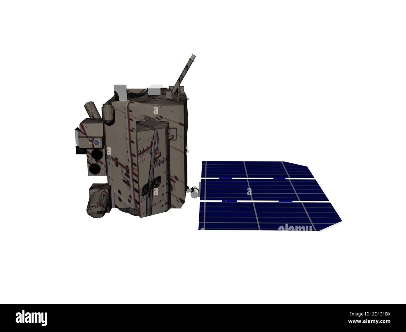 Satellite orbits around the Earth for observation Stock Photo - Alamy