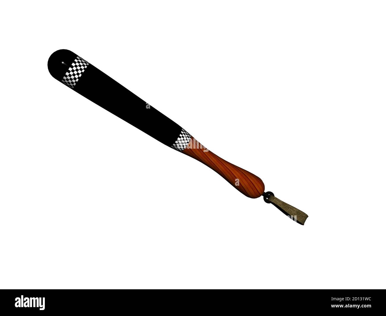 Baton with an English policeman's strap Stock Photo - Alamy