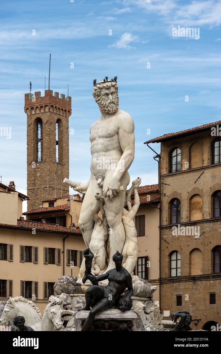 Florence, Fountain of the Neptune by Bartolomeo Ammannati 1560-1565 ...