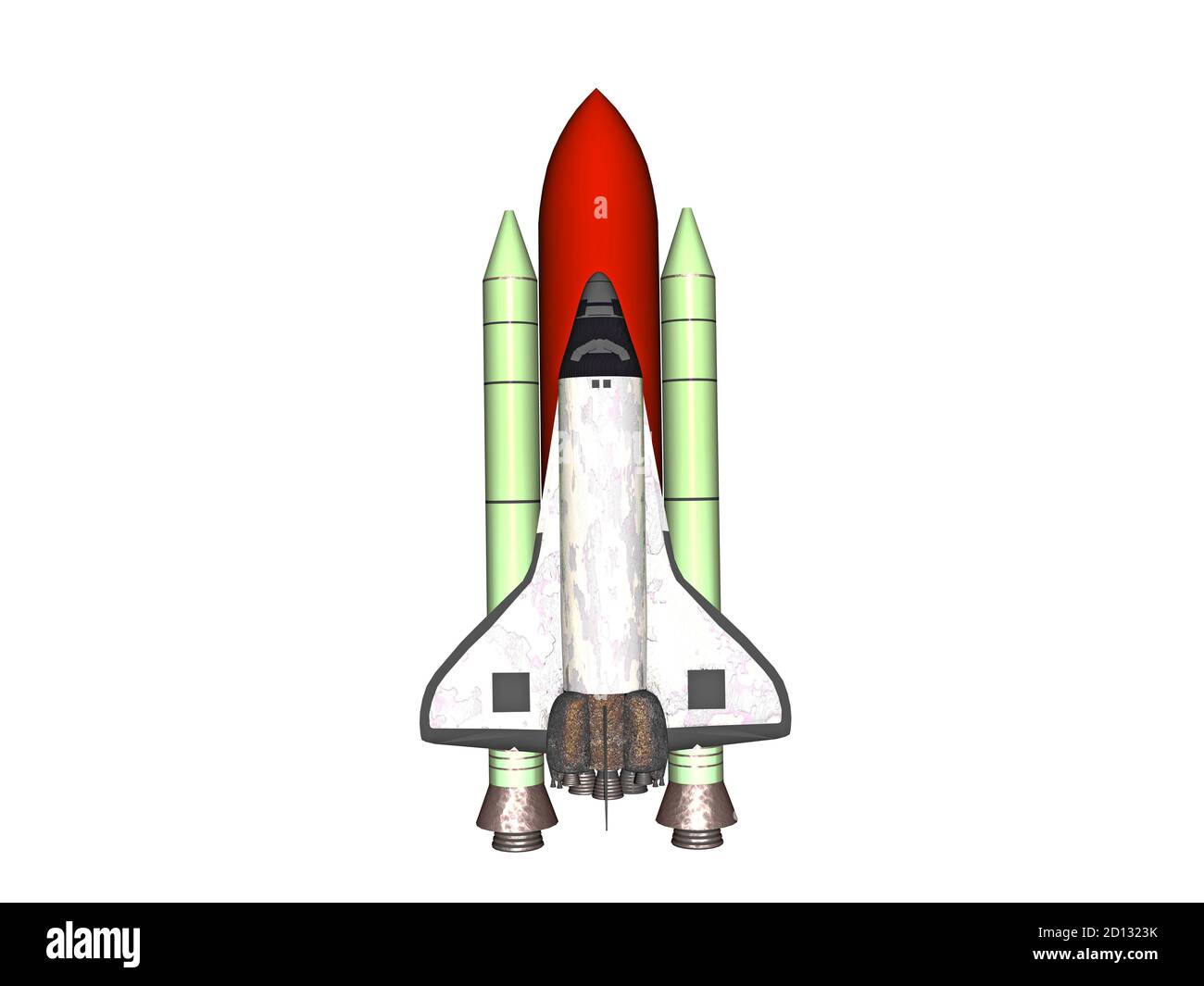 Space Shuttle flies into space Stock Photo - Alamy
