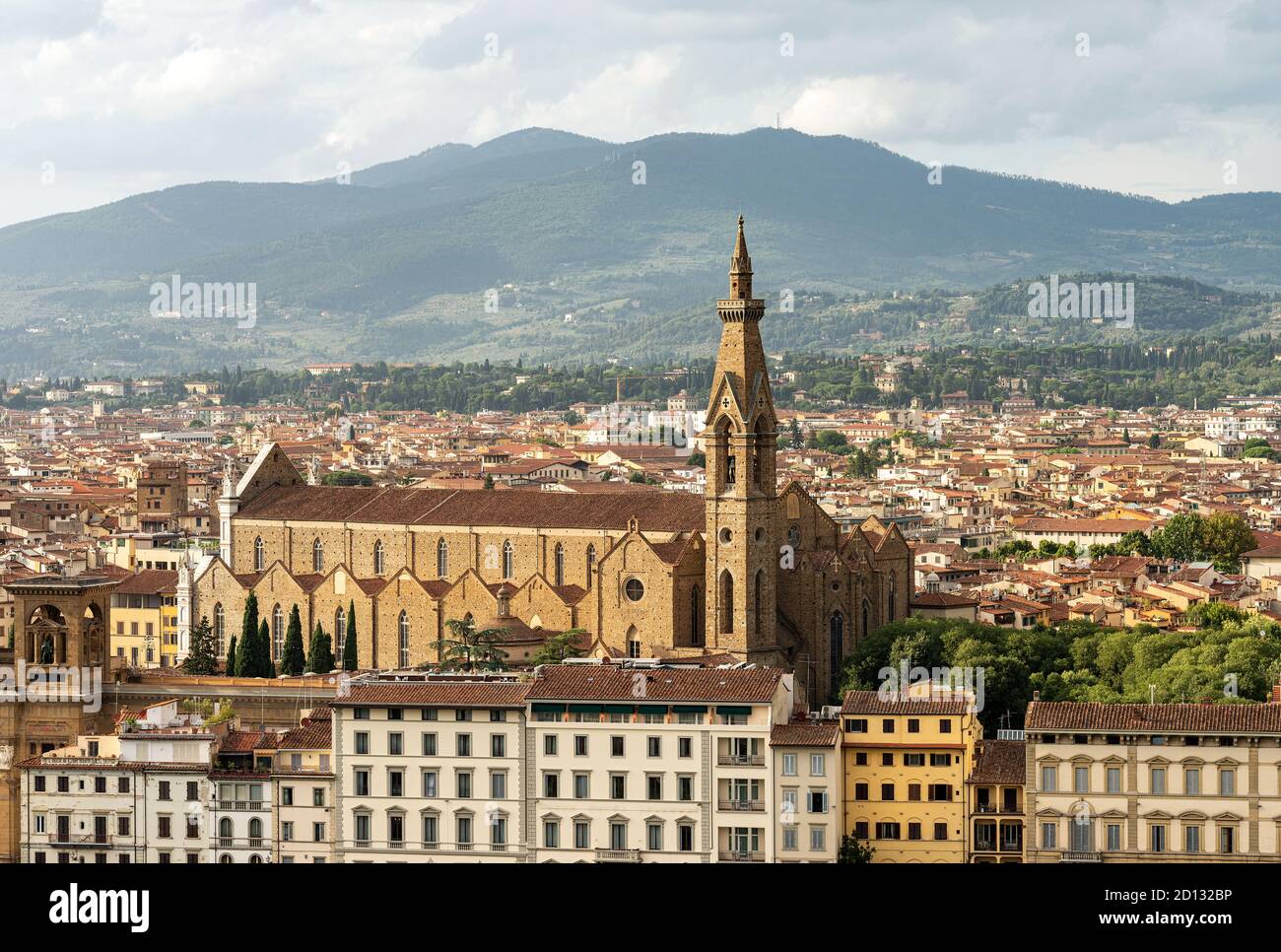Aerial view basilica santa croce hi-res stock photography and images ...