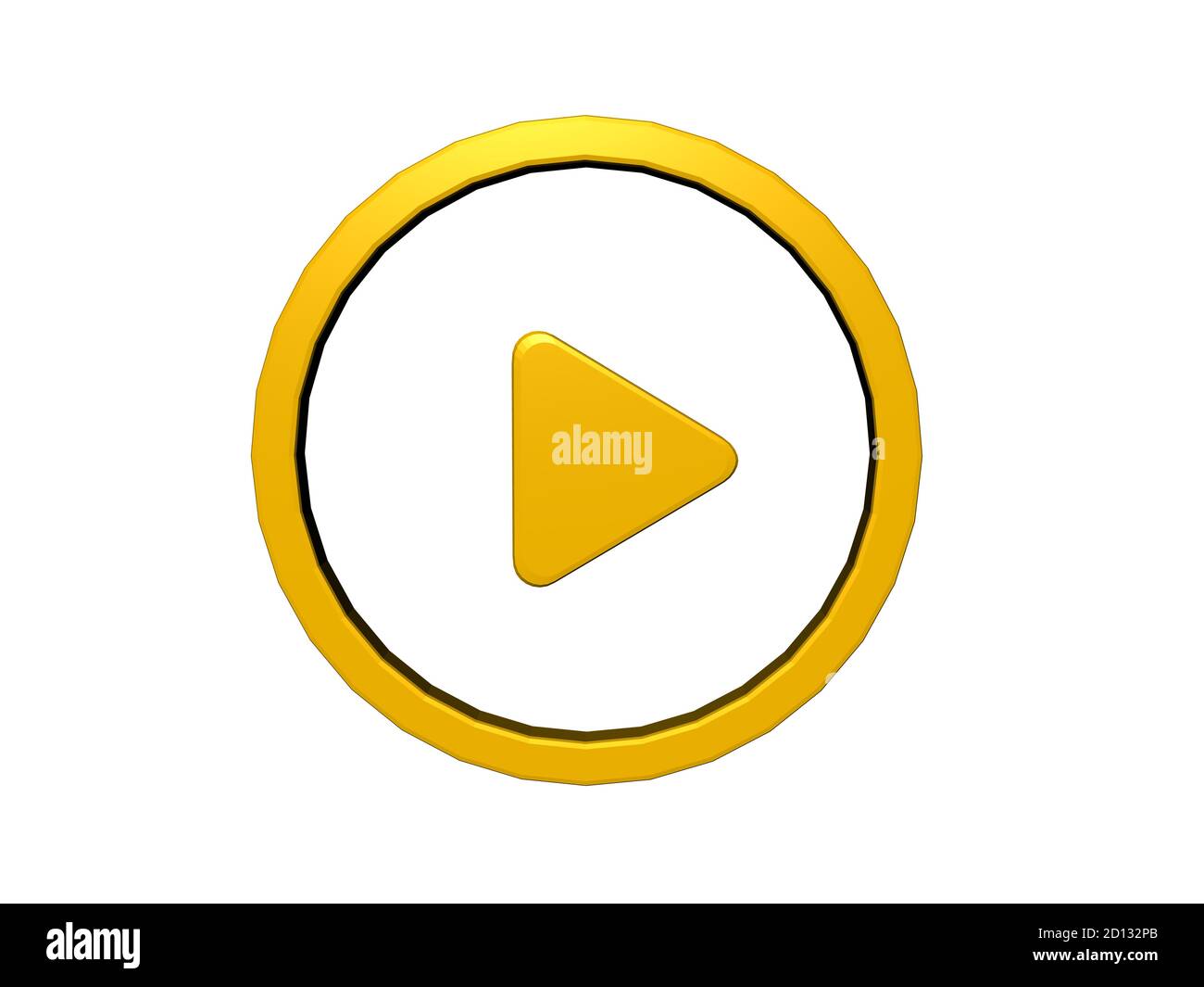 Round symbols for start stop on consumer electronics devices Stock ...