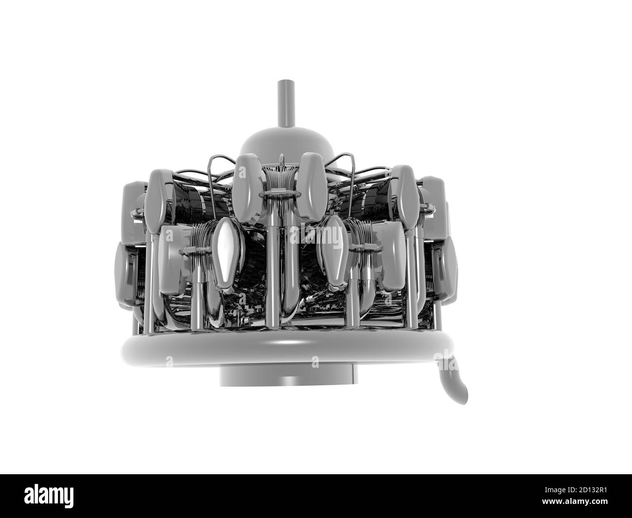 Aircraft radial engine Cut Out Stock Images & Pictures - Alamy