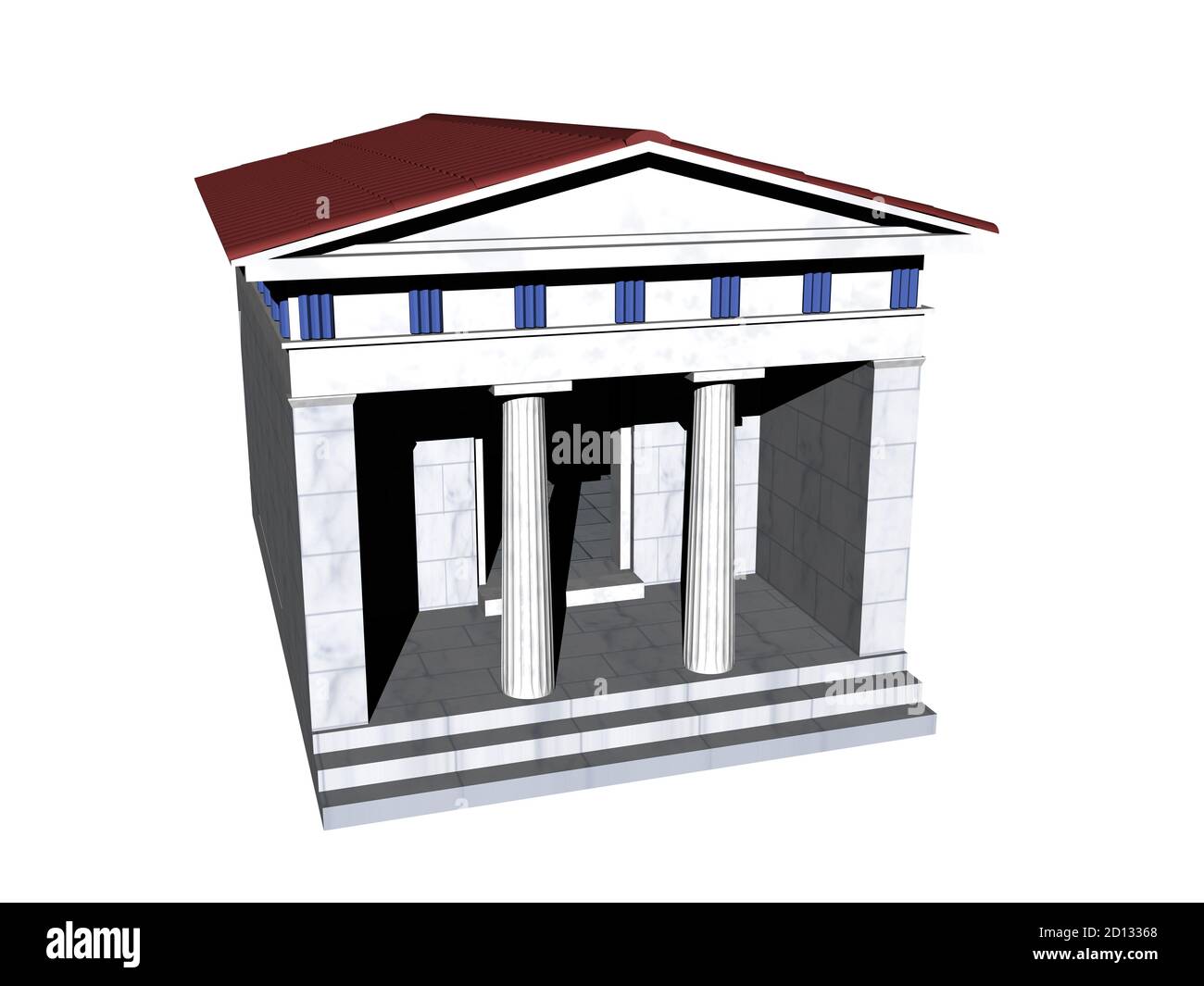 ancient Roman or Greek portico Stock Photo - Alamy