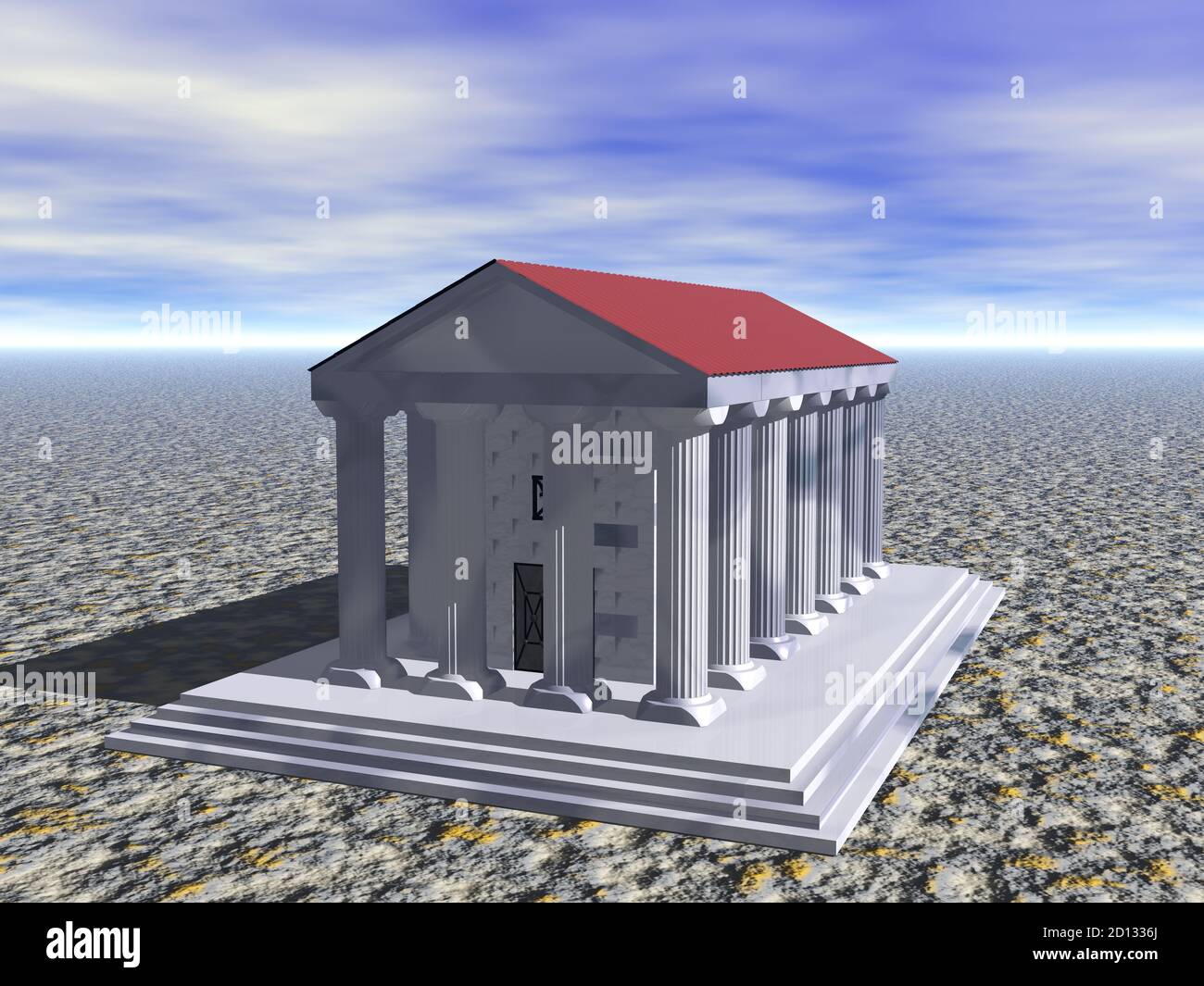 ancient Roman or Greek portico Stock Photo - Alamy