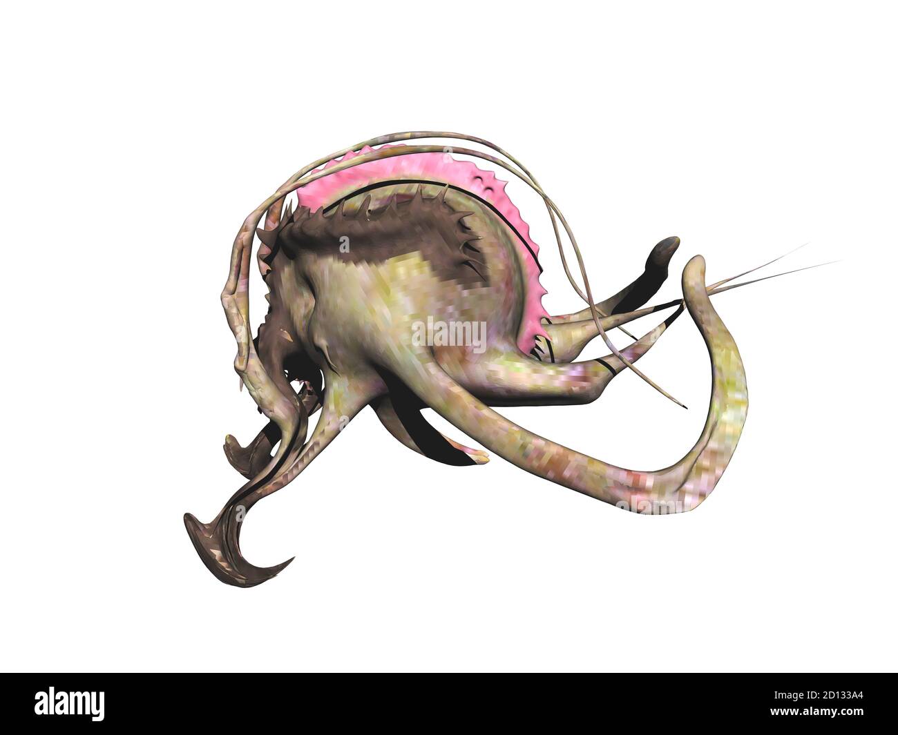 dangerous octopus monster with tentacles Stock Photo - Alamy