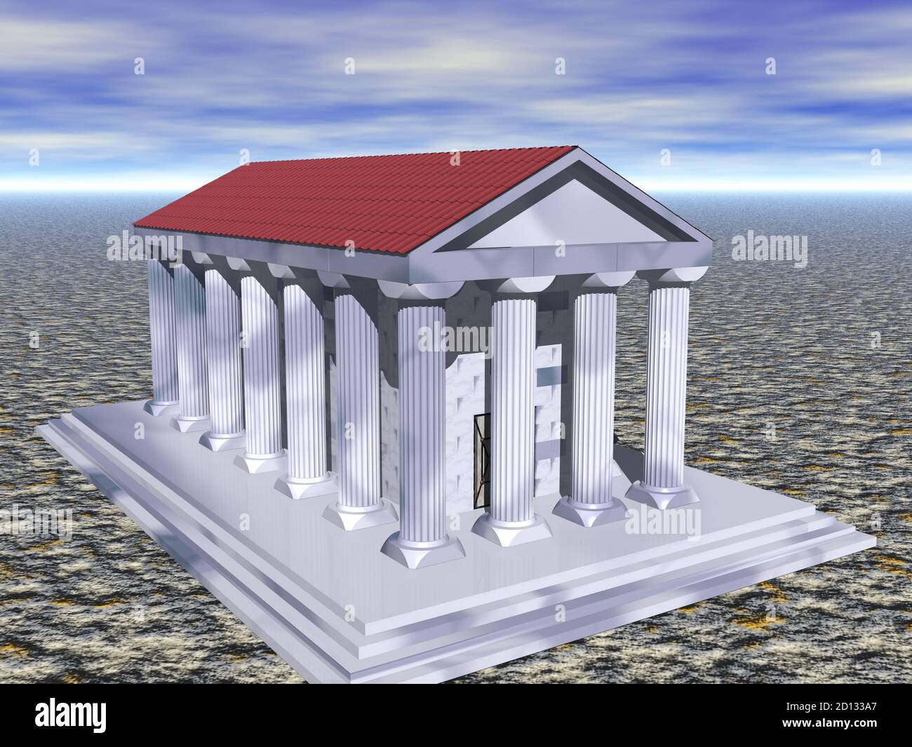 ancient Roman or Greek portico Stock Photo - Alamy