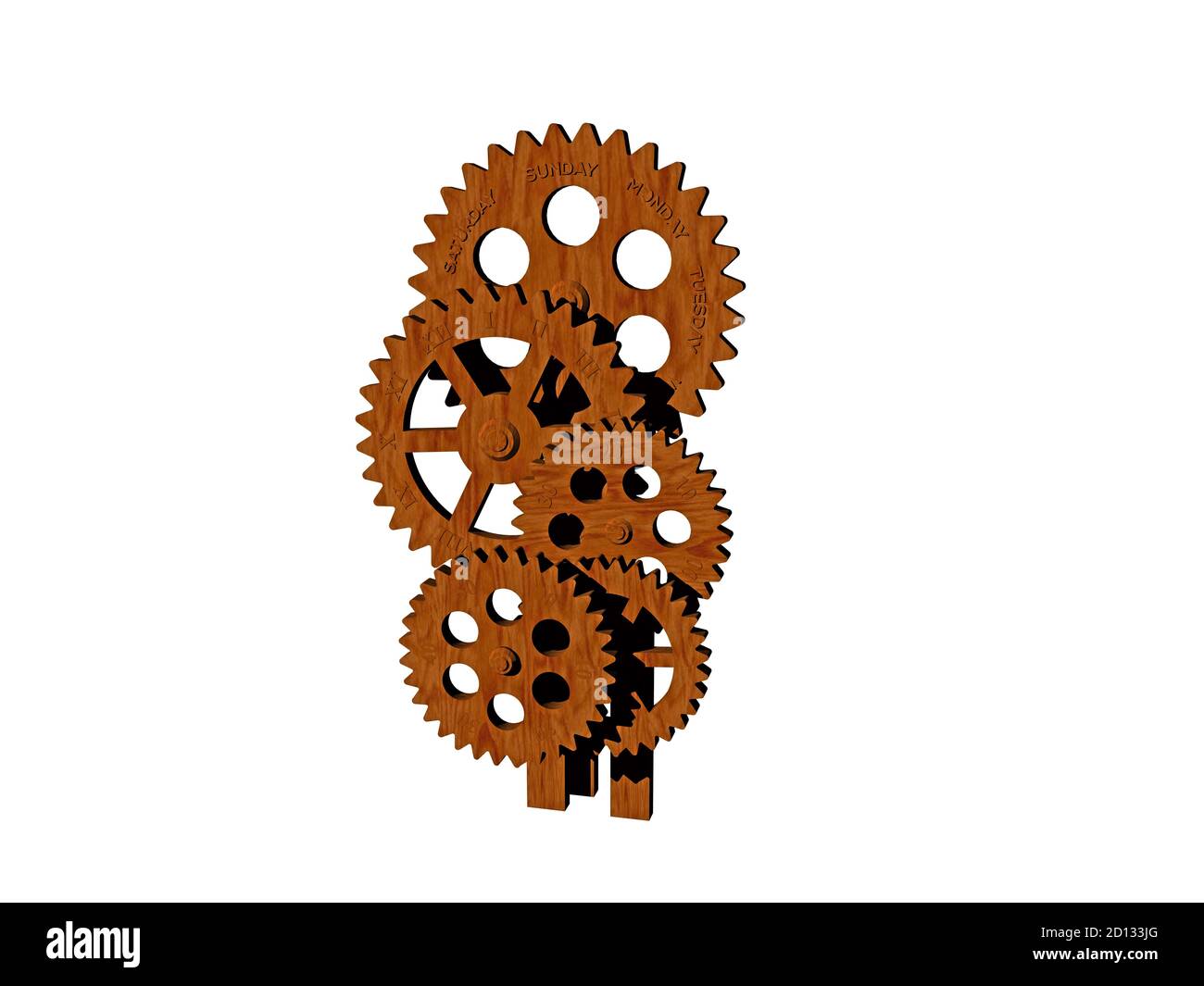 Clockwork teeth Cut Out Stock Images & Pictures - Alamy
