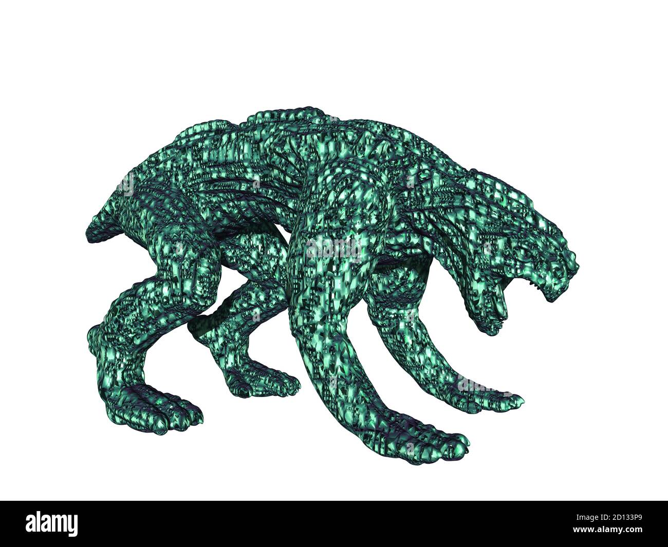 Monster dog as a figment of horror imagination Stock Photo - Alamy