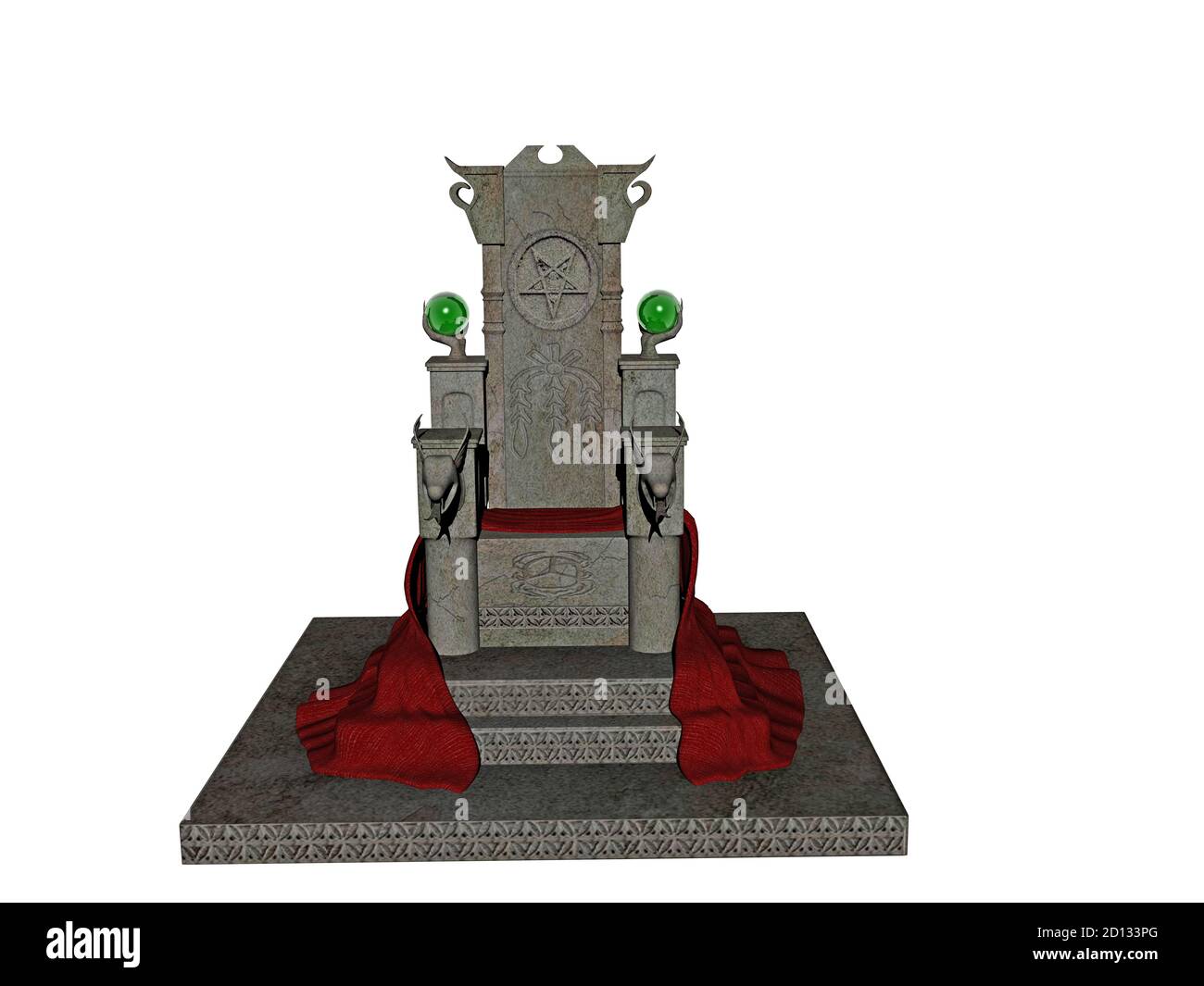 ancient mystical tron of a ruler Stock Photo - Alamy